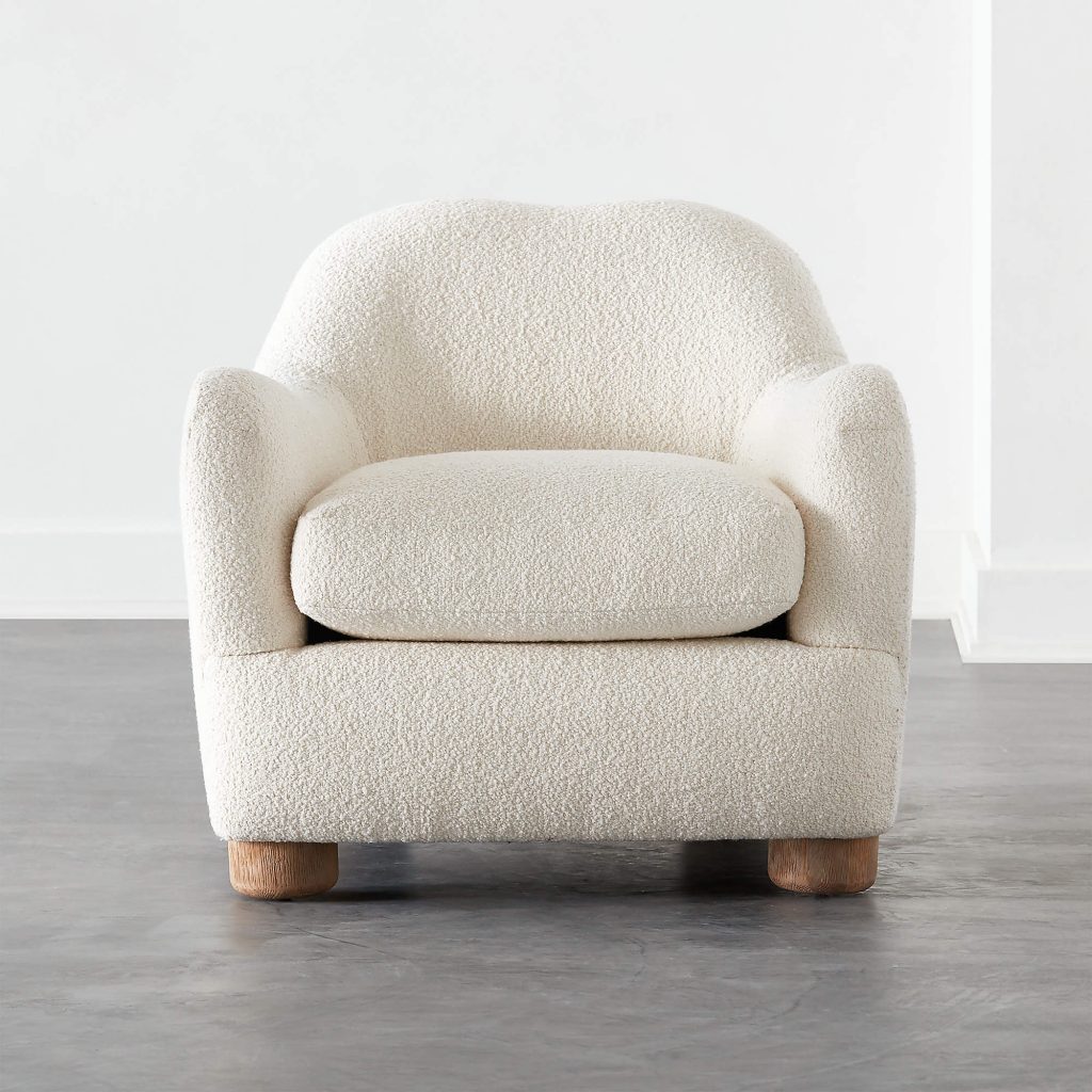 15 Boucle Chairs That Will Make A Statement - Happily Inspired