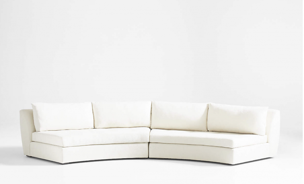 10 White Curved Sofas That Will Transform Your Space - Happily Inspired