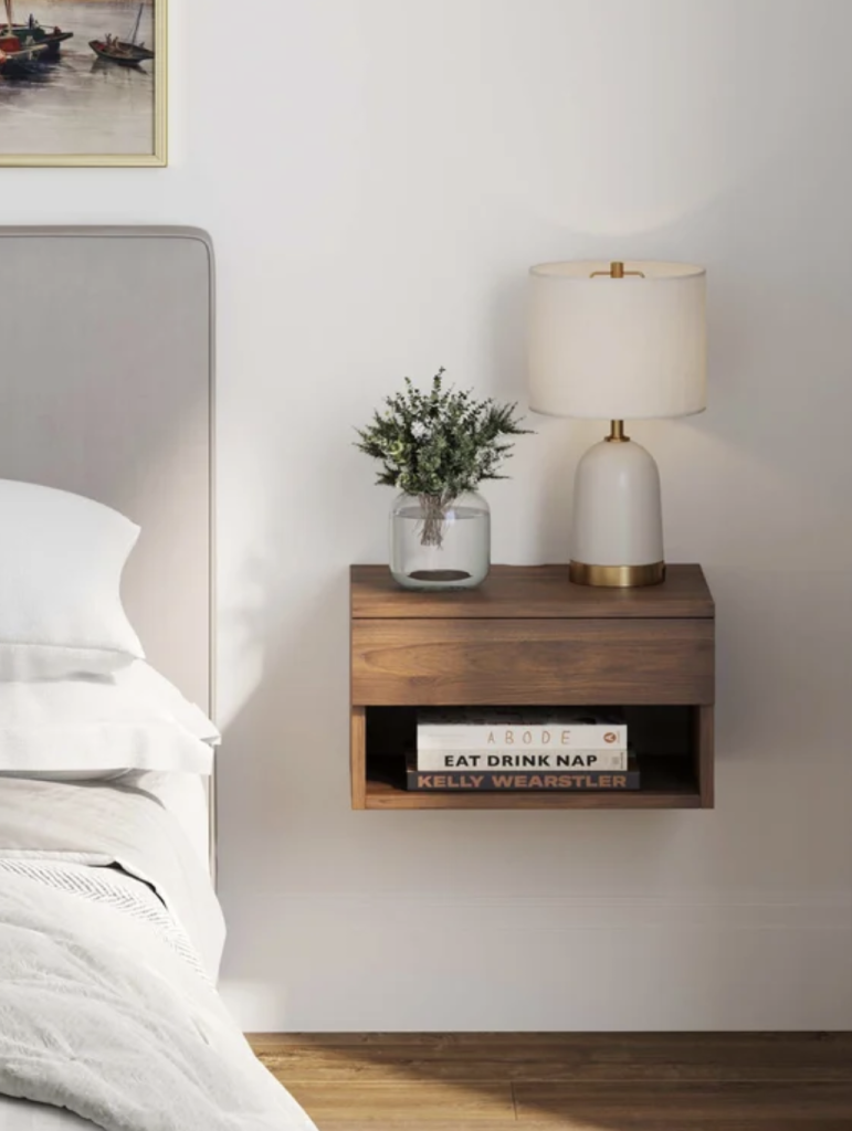Best Floating Nightstands for Every Design Style - Happily Inspired