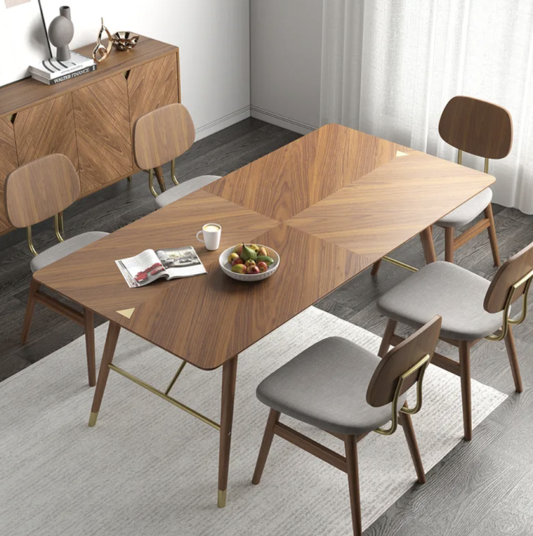 17 Mid Century Modern Dining Tables that are Timeless - Happily Inspired