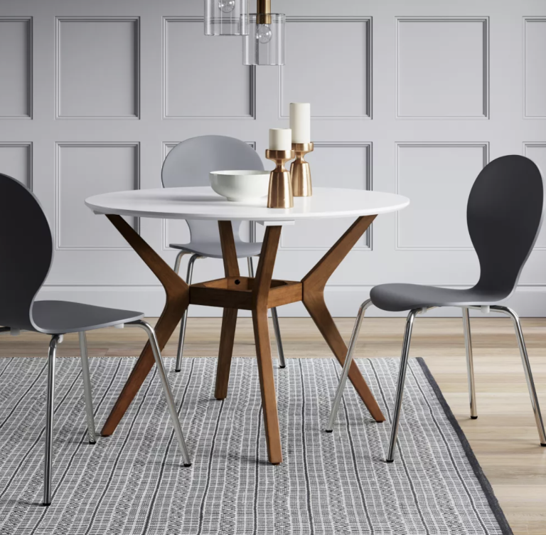 17 Mid Century Modern Dining Tables that are Timeless - Happily Inspired