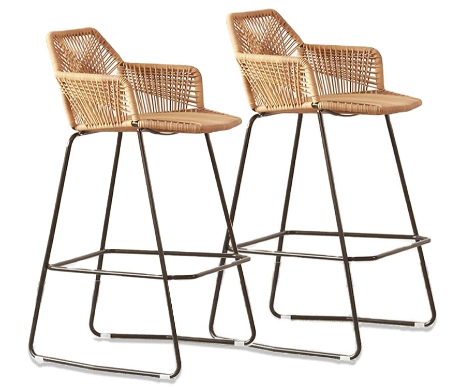 28 Best Rattan Bar Stools That Are Stunning 2024 - Happily Inspired