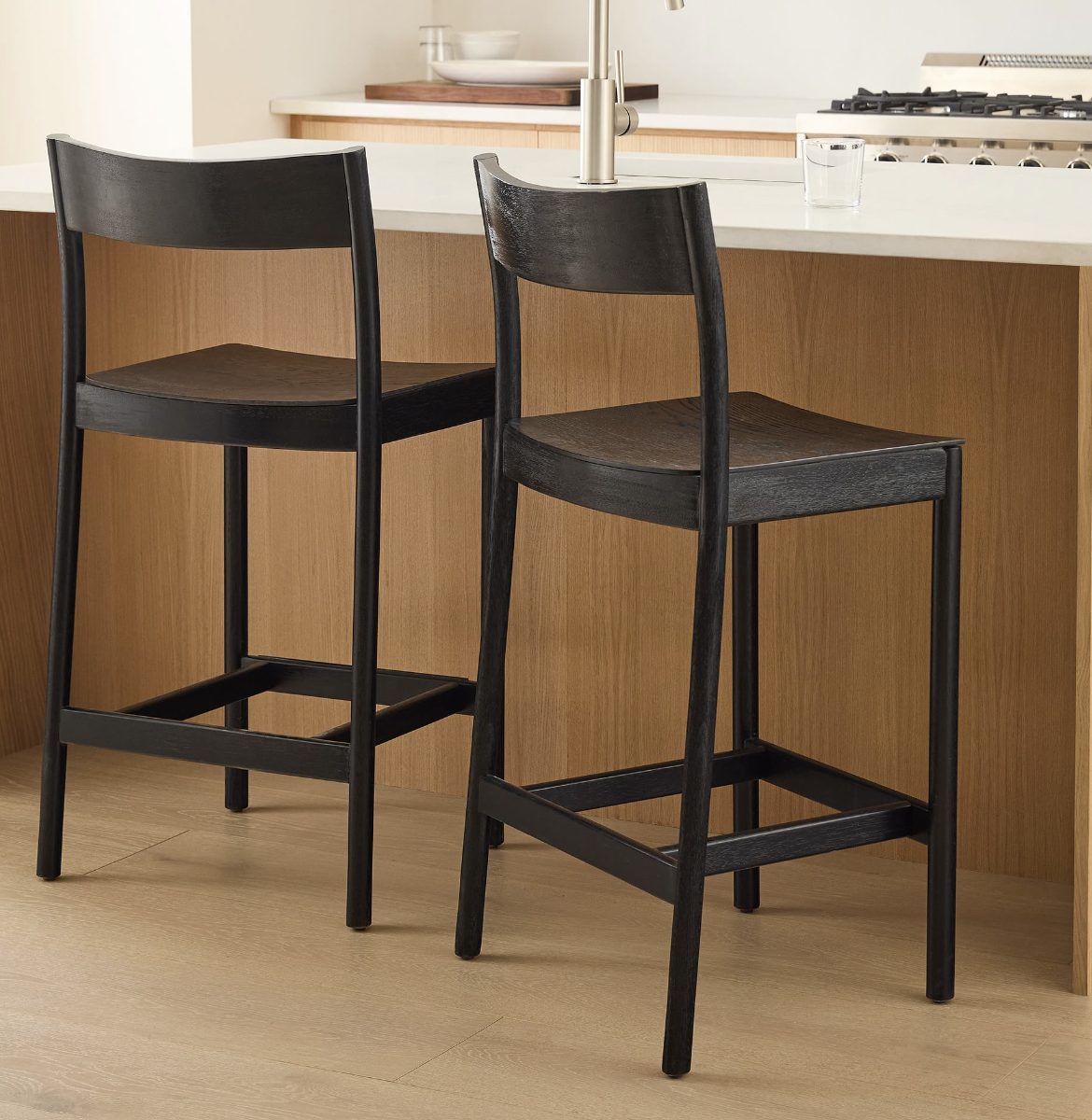 34 Best Wooden Bar Stools That Will Transform Your Kitchen - Happily ...