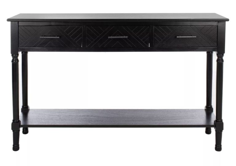 25 Best Black Console Tables to Spruce Up Your Space - Happily Inspired