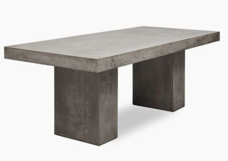20 Best Concrete Dining Tables That Will Transform Your Home - Happily ...