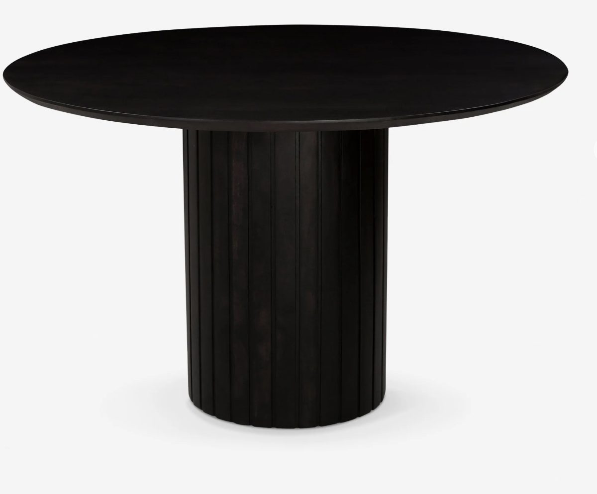 Best Black Round Dining Tables to Elevate Your Home (2023) - Happily ...