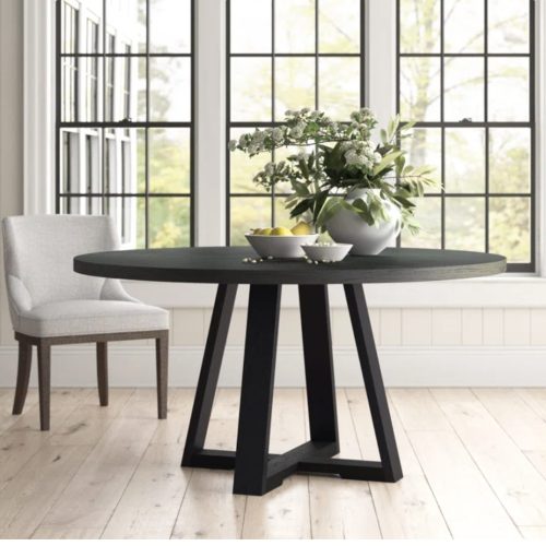 Best Black Round Dining Tables to Elevate Your Home (2023) - Happily ...